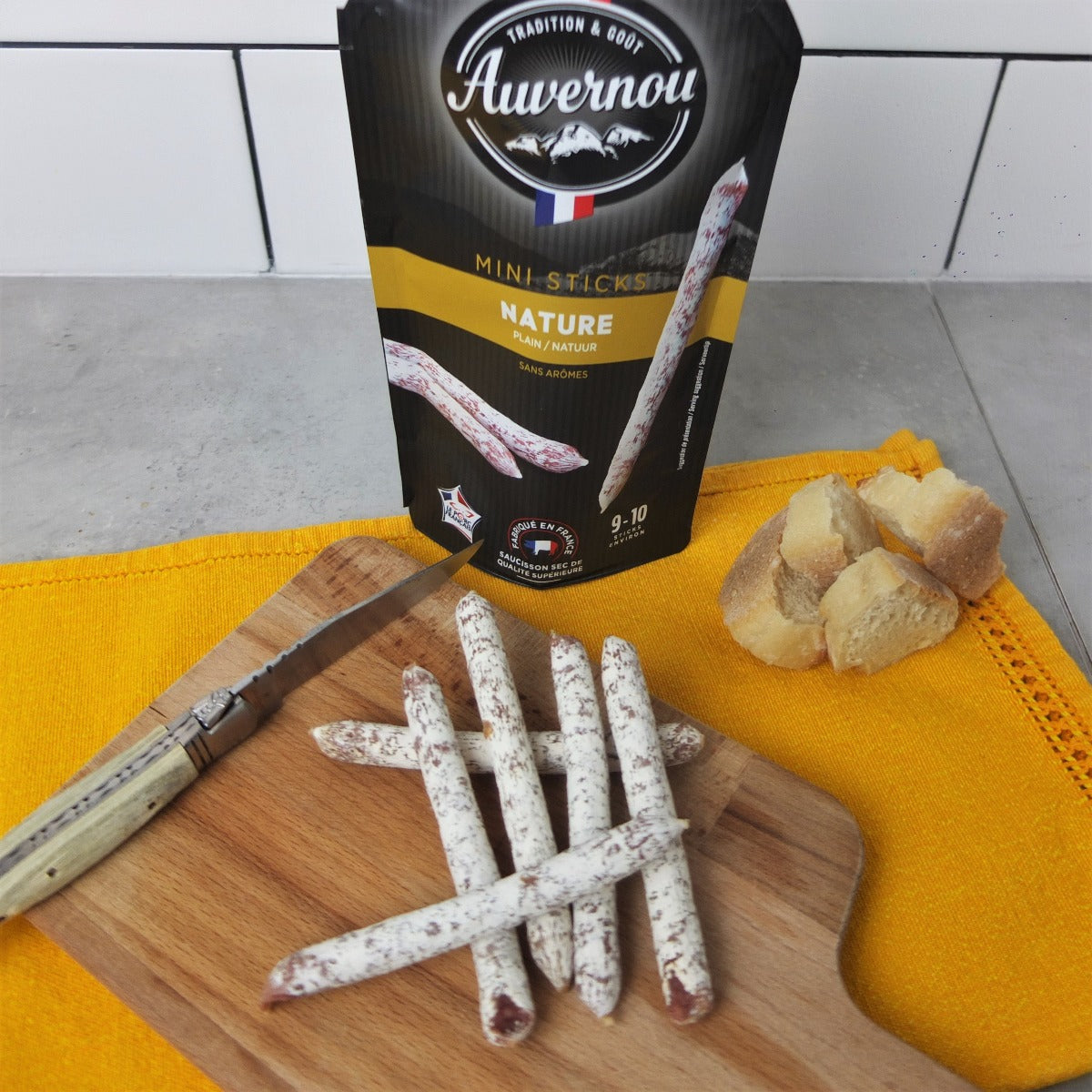 Mini natural saucisson sticks, France | Maison Duffour